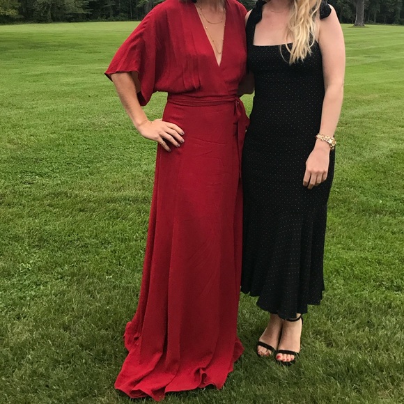 Reformation | Dresses | Reformation Long Red Dress | Poshmark